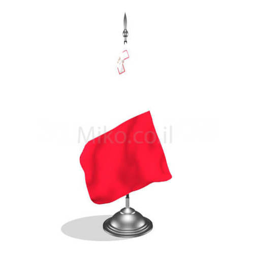 דגלון מלטה - Malta mini flag *תמונה לצורך הדמיה בלבד* - דגלוני מדינות ...