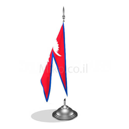 דגלון נפאל - Nepal mini flag *תמונה לצורך הדמיה בלבד* - דגלוני מדינות ...