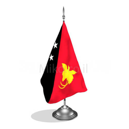 דגלון פפואה גינאה החדשה - Papua New Guinea mini flag *תמונה לצורך הדמיה ...