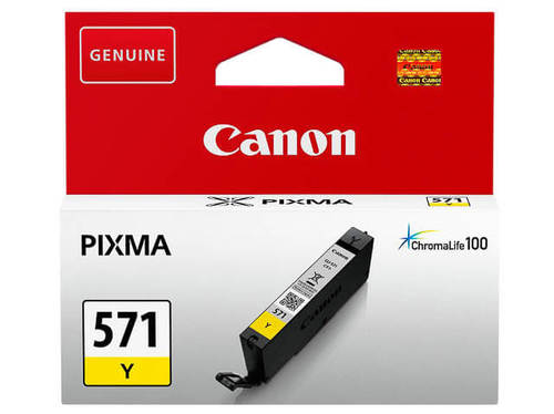 ראש דיו צהוב מקורי Canon CLI-571Y קנון - Canon - ראשי דיו כללי