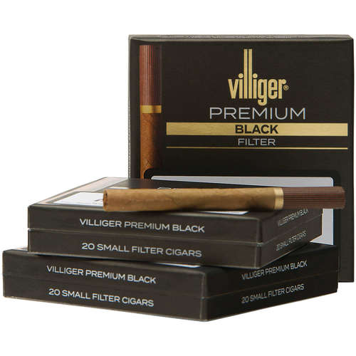 סיגרלות ויליגר פרמיום גולד פילטר 20 יח' - Villiger Premium Gold - בסמוקר