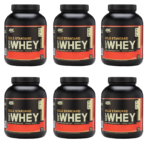 GOLD STANDARD 100% WHEY - 2.27 KG אופטימום - שישייה