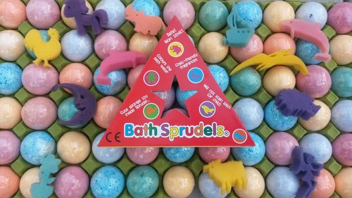 מארז 6 כדורי אמבטיה (צבעי מים + דמות) BATH SPRUDELS