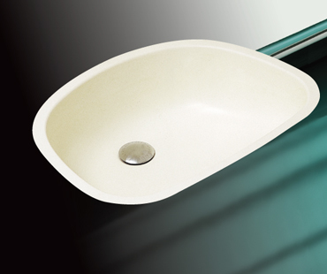 מיטרני | כיור רחצה הדר HR 525 טיטן קוורץ לבן | Brazim.co.il