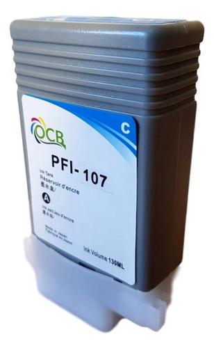 מיכל דיו קנון PFI-107 ציאן