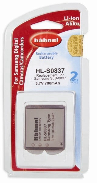 סוללה למצלמה דיגיטלית סמסונג חלופית ל SAMSUNG SLB-0837 - ארגול