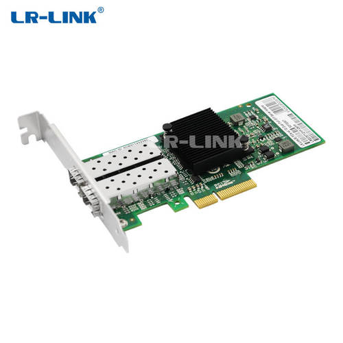 LREC9712HF-2SFP Intel I350 Based PCI Express PCIe x4 Dual SFP Port Gigabit Server Adapter (2 x ...