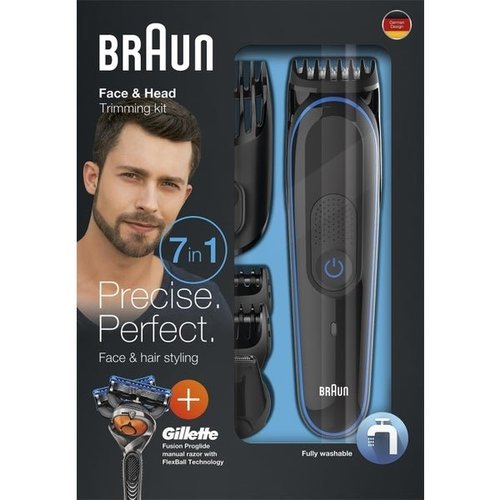 מכונת תספורת נטענת 7 ב-1 Braun MGK3045