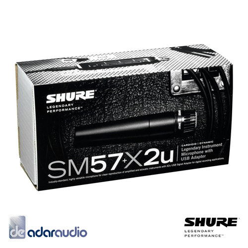 סט הקלטה דיגיטלי לשירה SM58-X2U USB