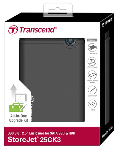 קיט לכונן קשיח Transcend StoreJet 25CK3 - ארגול