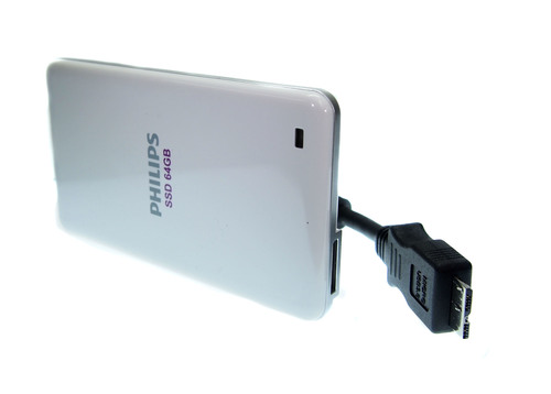 כונן SSD נייד Philips 64GB - ארגול