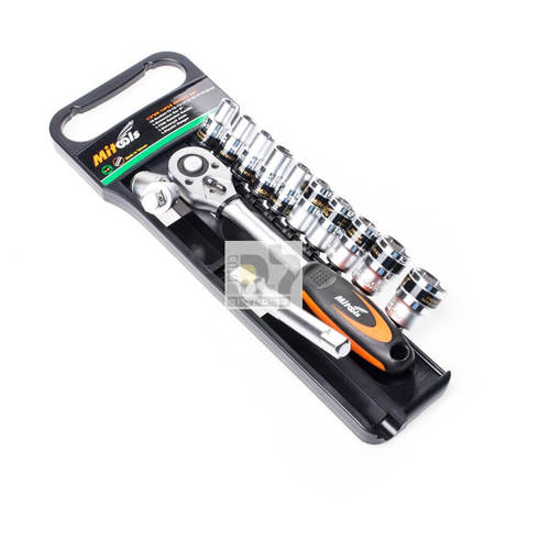 סט בוקסות "1/2 14 יח' 10-24 מ"מ במתלה MITOOLS - MITOOLS - בוקסות