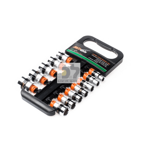 מארז 12 בוקסות אינצ'יות דרייב "3/8 במתלה "7/8 - "5/16 GS KING TOOLS ...