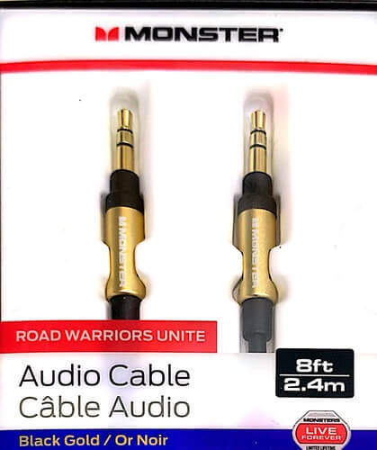 כבל 2.4M AUX Monster
