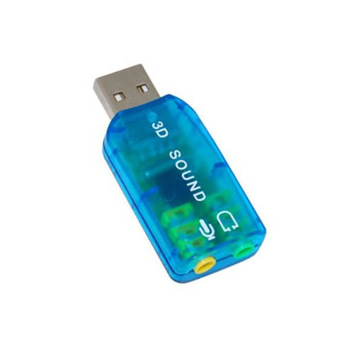 USB To 5.1 Sound Card - כבלים ומוצרי USB 2.0