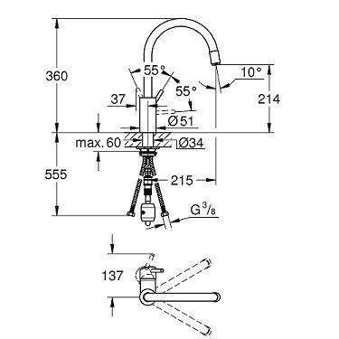 אמבטיות-ברזים-מקלחונים-ארונות אמבטיה מחירים הזולים בארץ. ברז GROHE נשלף ...