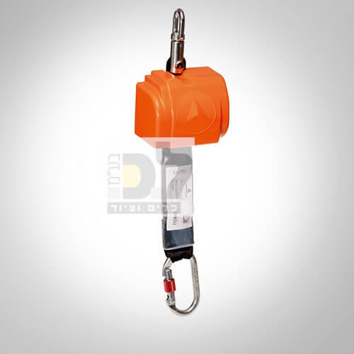 דלתא פלוס AN102 - בולם נפילה נסוג (יויו) 2.5 מ' כולל קרבינה ומחבר ...