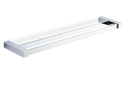 מוט כפול למגבות 60 ס"מ ניקל מבריק דגם URBAN-5648 AV - - אביזרים לאמבטיה ...