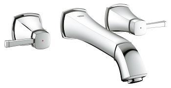 ברז קיר 20415000 גרנדרה GRANDERA כרום GROHE גרואה - GROHE - ברזים מהקיר ...