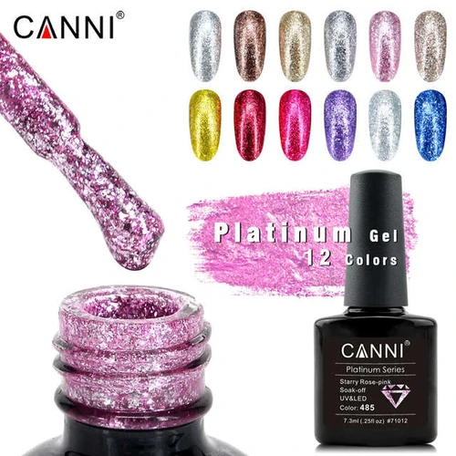 לק ג'ל קאני יהלום 7.3 מ"ל CANNI - מספר 492 - CANNI - לק ג'ל לציפורניים