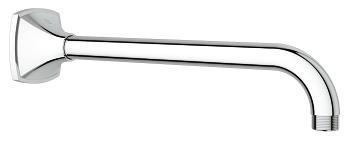 זרוע לראש מקלחת מהקיר עגולה מרובעת 28.2 ס"מ 27986000 כרום GROHE גרואה ...