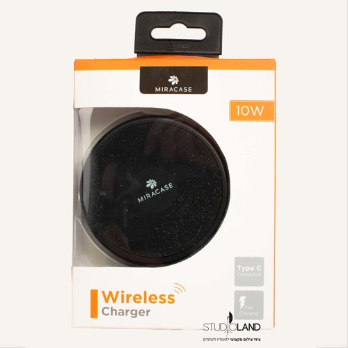 משטח טעינה אלחוטי מהיר עם חיבור Miracase 10W MQIW302 USB Type-C סיגמא - Sigma - מטענים וספקי כח