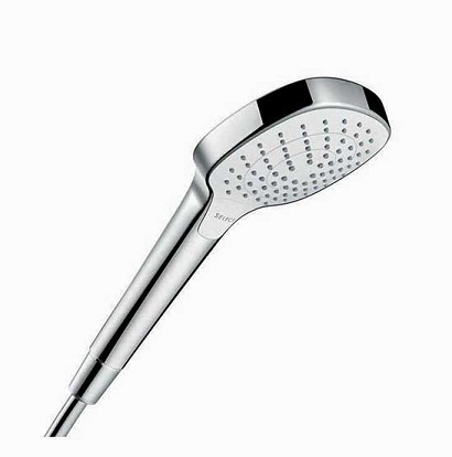 HANSGROHE מזלף מדגם קרומה סלקט E ואריו , בקוטר 110 מ"מ ושלושה מצבי רחצה ...