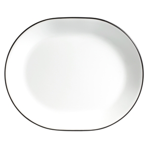 בול למרק 650 מ"ל מרובע פס שחור | Corning Ware Timber Shadows