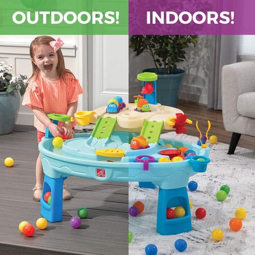 שולחן פעילות והרפתקאות ענק Ball Buddies עם 12 אביזרים ו 10 כדורי משחק ...