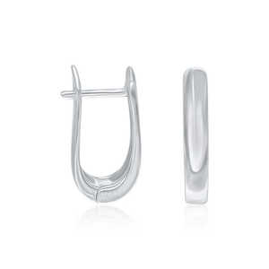 עגילי כסף לאישה - דגם U2