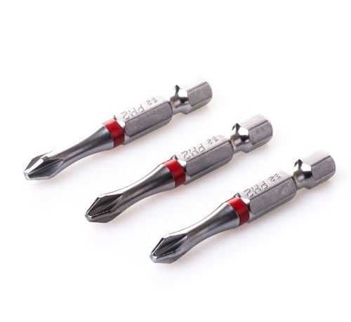 מארז 3 ביטים PH2 מקצועיים 50 מ"מ S2 Torsion ROHER-PRO - ROHER-PRO ...