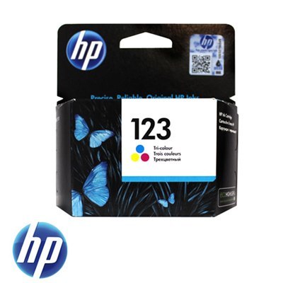 ראש דיו ‏ציאן מגנטה וצהוב HP 123 F6V16AE מקורי - HP - דיו למדפסות