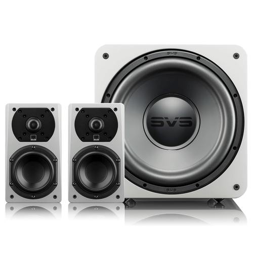 SVS Prime Satellite 2.1 System Pro - White Gloss - SVS Sets (מערכות SVS)
