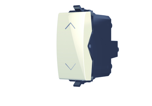 מפסק תריס 1 מודול, 1-0-2, 1P-16A לבן Nisko switches - Nisko switches - מפסקים תחת הטיח