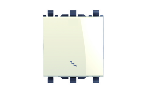 לחצן מדרגות 2 מודול 2 מודול לבן Nisko switches - Nisko switches - מפסקים תחת הטיח