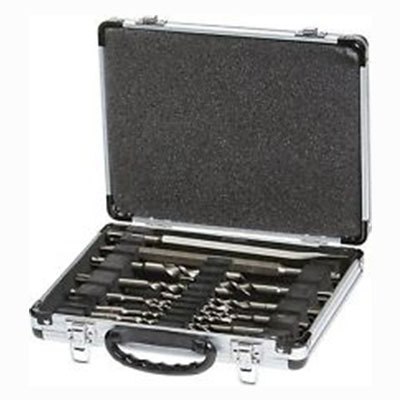 מזוודת 13 יח' מקדחים ואזמלים לפטישון ROHER-PRO | אביזרים נלווים לכלים ...