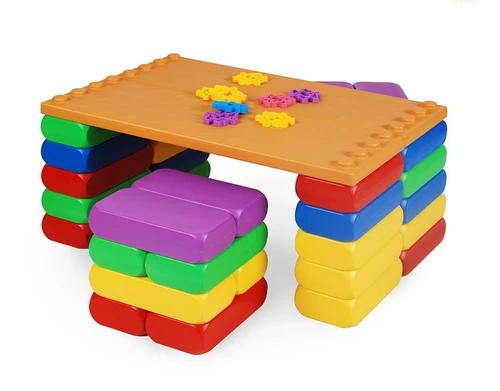 ערכת הרחבה גשרים לקוביות ענק - 29 חלקים EDUPLAY - EDUPLAY - קוביות ענק פלסטיק