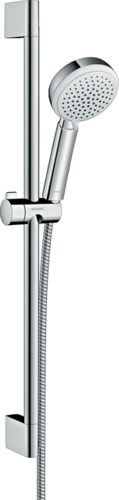 HANSGROHE מוט מקלחת כרום/לבן CROMETTA 100 מקט 26651400 - - מוטות מקלחת