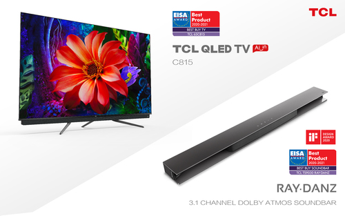 מסך Tcl 55C815 באקוסטי מני