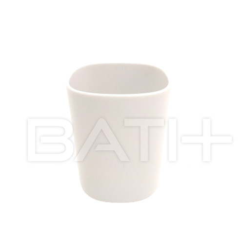 כוס למברשות שיניים לבן Sunset - הזמינו אונליין Bath Plus