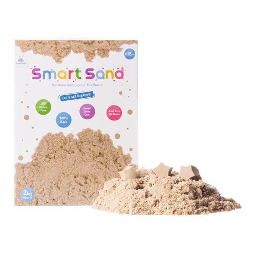חול קינטי מקורי Smart Sand - טבעי | דניאלי צעצועים בע"מ - ציוד לגני ילדים