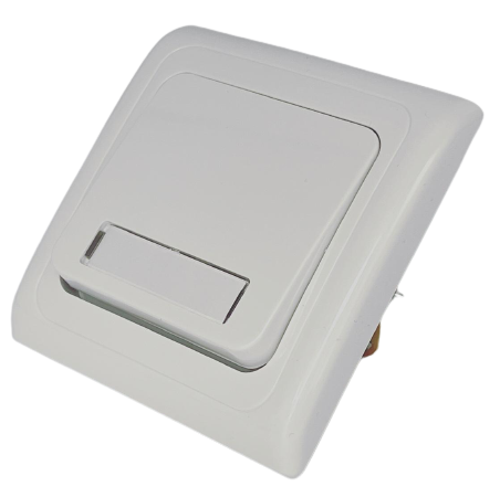 שקע + מפסק עה"ט - שקעים / מפסקים / מתגים