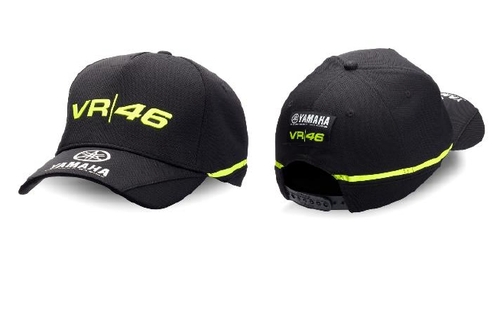 כובע ימאהה שחור - YAMAHA RACING VR46 CAP | במחיר מוטוליין!