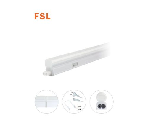 קליק LED 12W T5 +מפסק 90 ס"מ 6500K - פלורסנטים וגופים