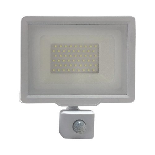 הצפה לבן SMD IP65 50W MIRAGE כולל חיישן אור חם