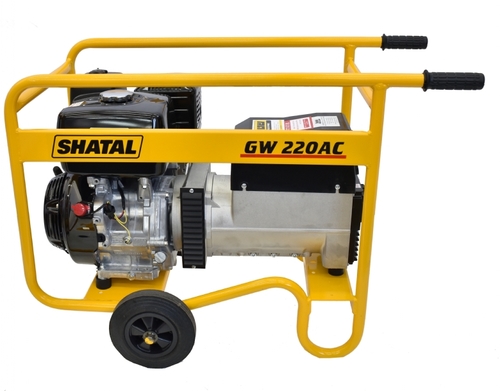 רתכת גנרטור GW220AC-S עם התנעה חשמלית SHATAL