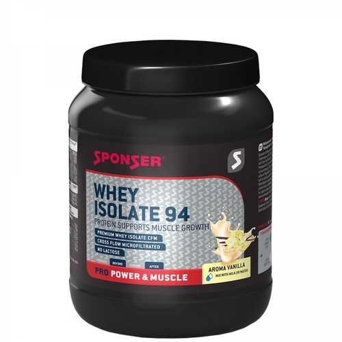 Sponser Whey Isolate 94 Vanilla - SPONSER - אבקות חלבון