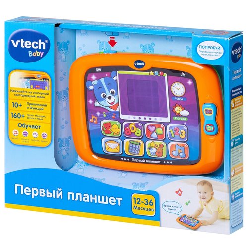 טאבלט מגע לד- רוסית vtech - vtech - 0 עד 2 - צעצועי התפתחות