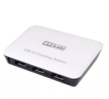 ST-LAB U-810 USB 3.0 Hub + Gigabit Ethernet Adapter - ST-LAB