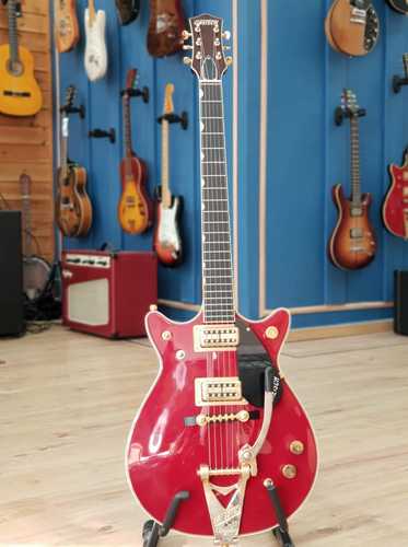 Gretsch G6131T-62 Vintage Select Edition '62 Duo Jet - Firebird Red - - חשמליות יד שניה